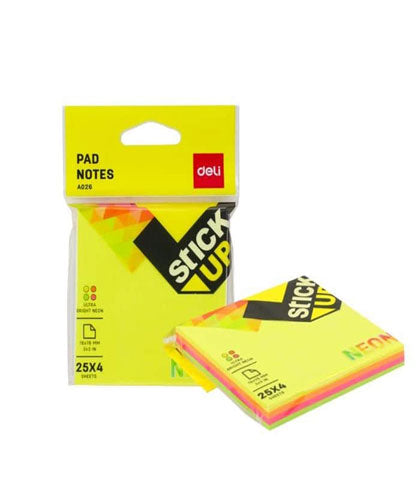 Deli Sticky Note 4 Color 76X76mm – ferozsonspk
