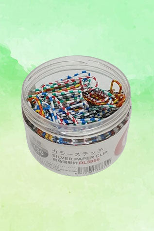 Colour Paper Clips Box of 100 Pcs – ferozsonspk